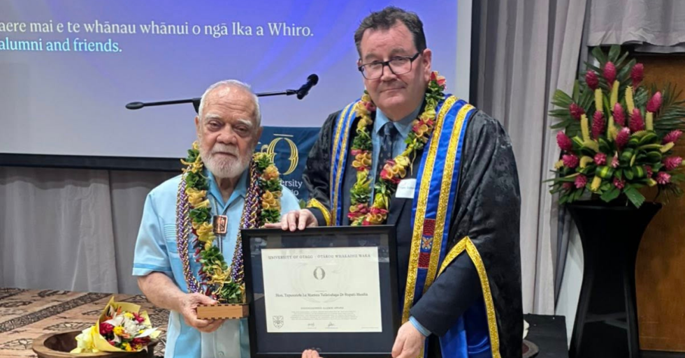 Fa’aaloalo le Iunivesite ‘o Otago ‘i le Afioga ‘iā Le Mamea Tuiletufuga ...